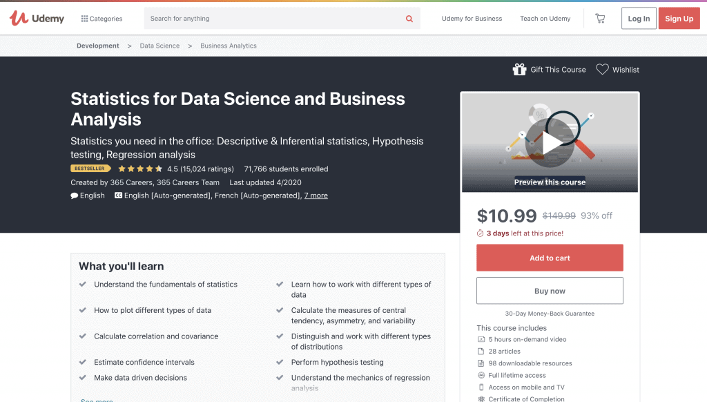 Best Online Statistics Courses The Best Courses With Certifications