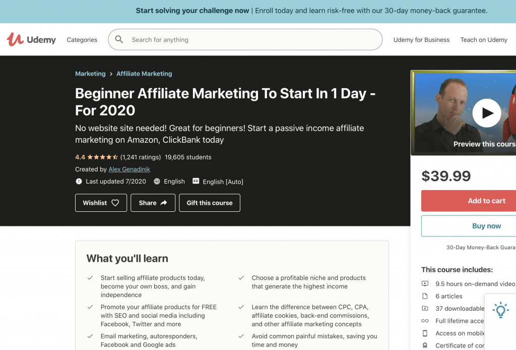 Best Affiliate Marketing Courses - Top 10 Picks To Become A Pro